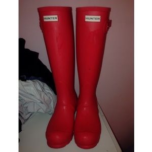 Hunter | Shoes | Red Hunter Boots | Poshmark